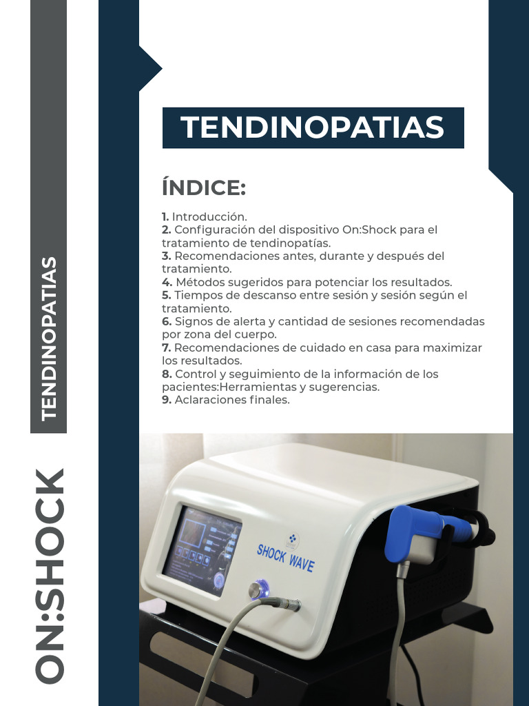 Protocolo Tendinopatias - ONSHOCK | PDF | Terapia física | Medicina CLINICA