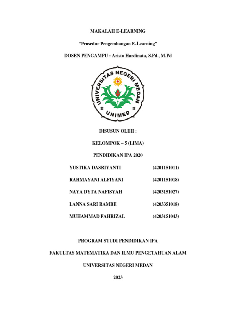 Prinsip Pengembangan E-Learning | PDF