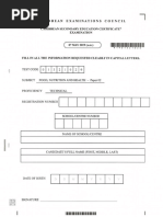 French Paper 02 Csec June 2023 | PDF