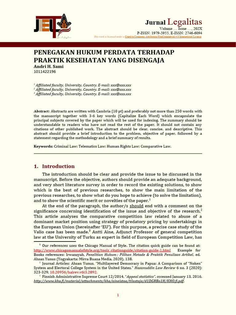 JELTA Journal Templates 2023 | PDF JELTA Journal Templates 2023 | PDF