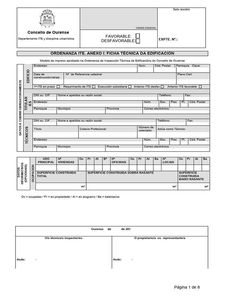 Formulario Ite | PDF