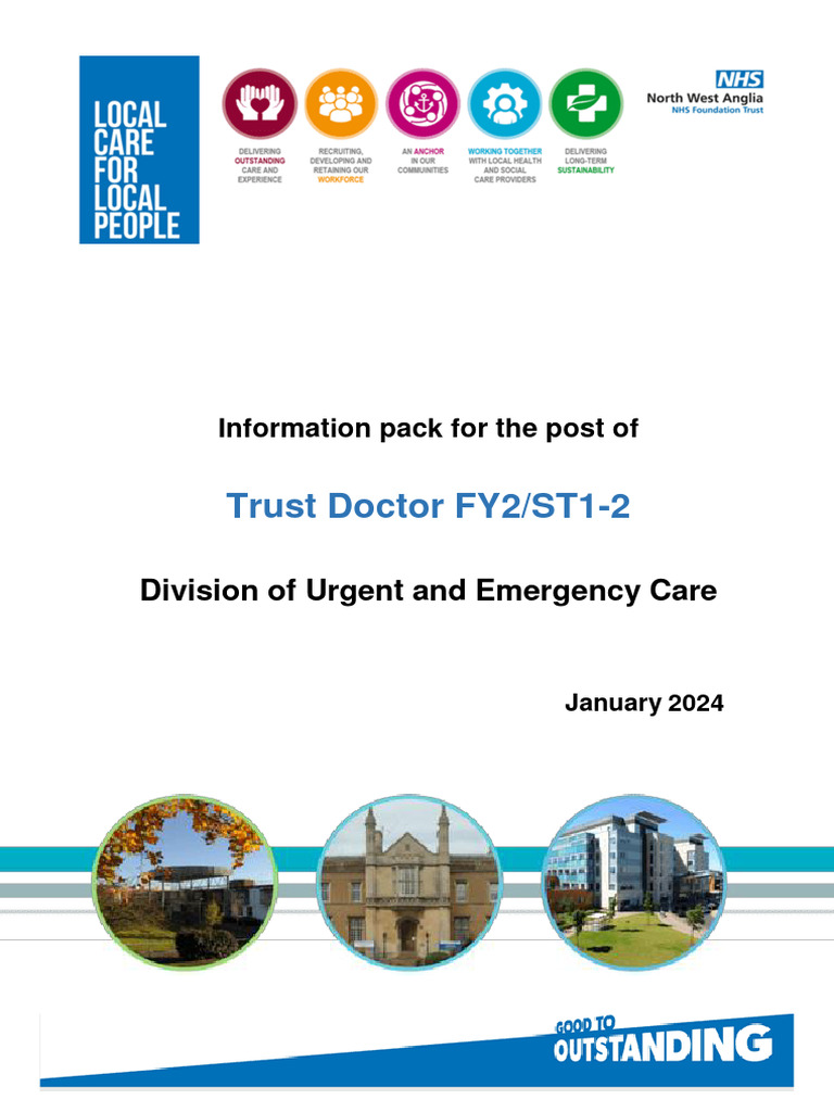 Trust Doctor FY2/ST1-2 Position Overview | PDF | Emergency Department ...