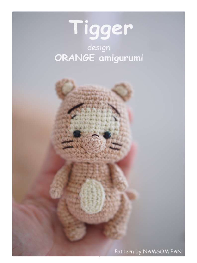 Tigger Pattern Orange Pooh | PDF | Amigurumi | Crochet