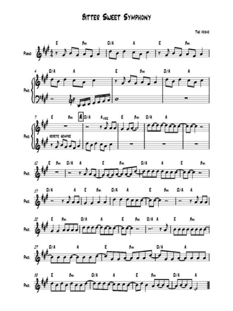 Bitter Sweet Symphony | PDF