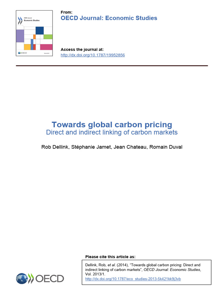 Towards Global Carbon Pricing | PDF | Emissions Trading | Clean Development Mechanism