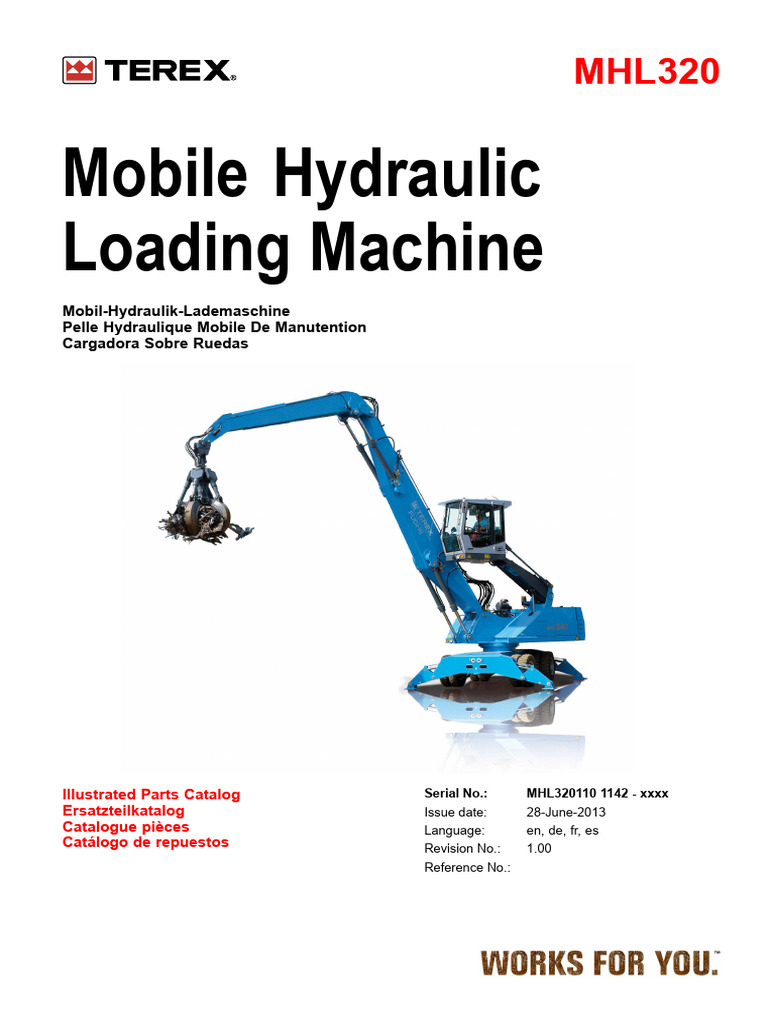 MHL320 Mobile Hydraulic Parts Catalog | PDF | Axle | Mechanical Engineering