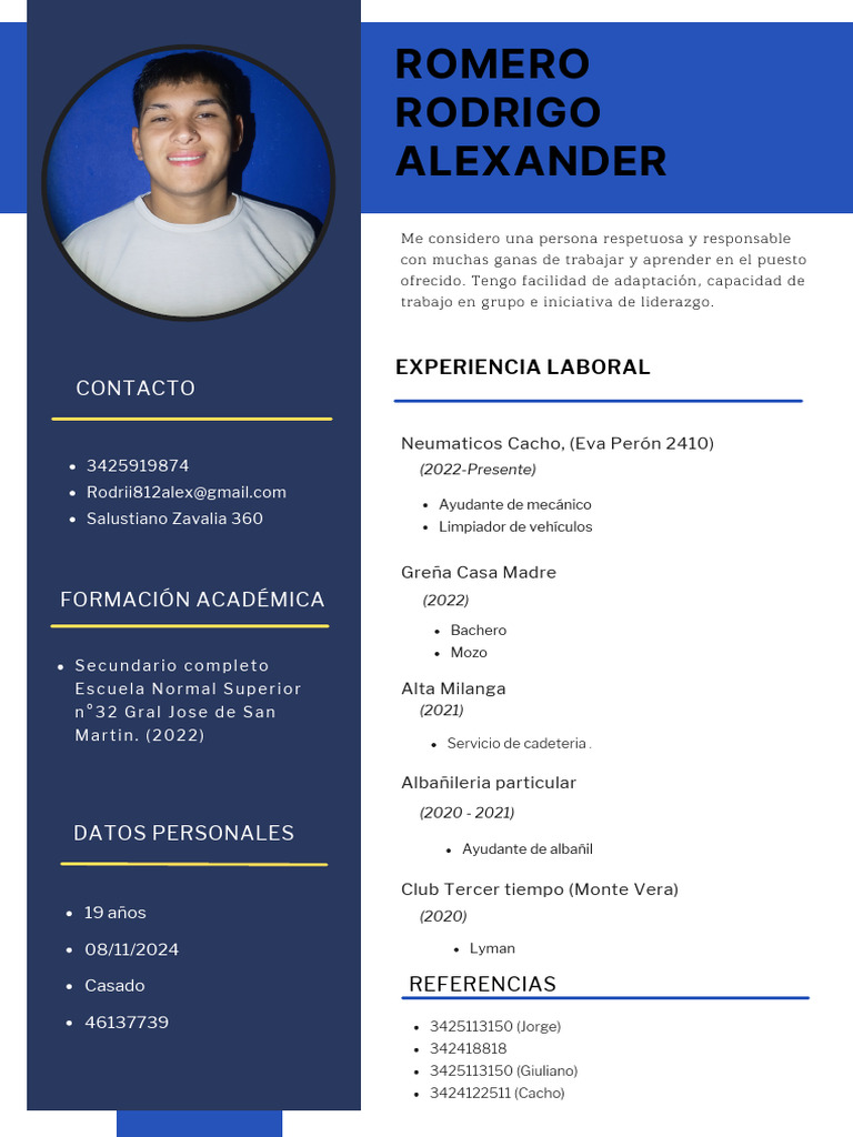 Curriculum Vitae CV Analista de Negocios Profesional Celeste Blanco | PDF