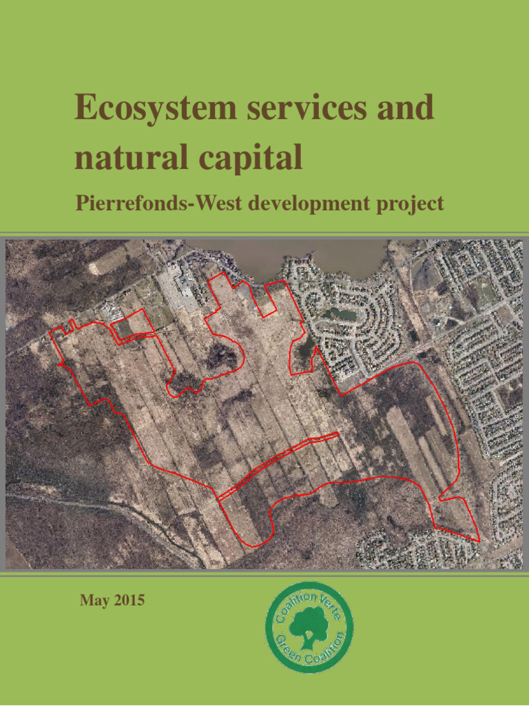 Pierrefonds-West Eco Value Report | PDF | Biodiversity | Wetland
