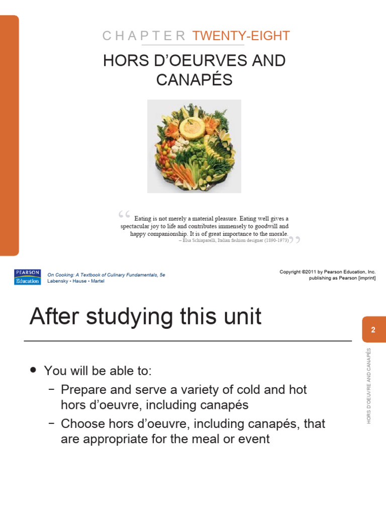 Chapter28-Hors D'oeuvre & Canape | PDF | Hors D'oeuvre | Cuisine