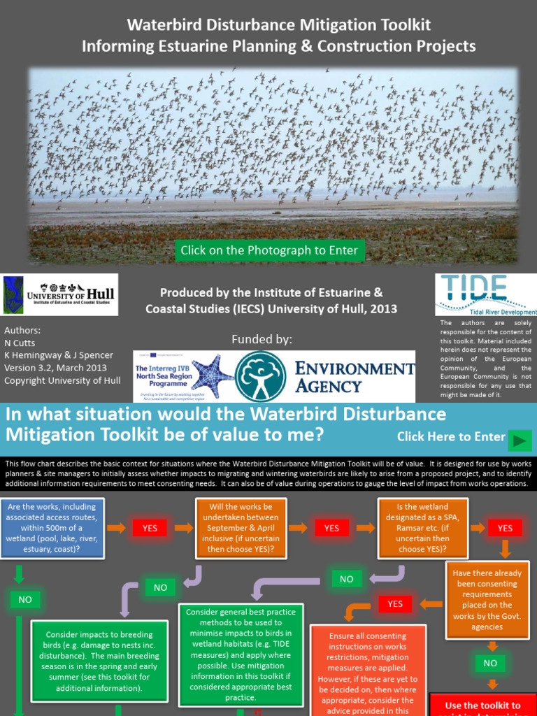 Hull 2013 Criteria - Waterbird Disturbance Mitigation Toolkit | PDF ...