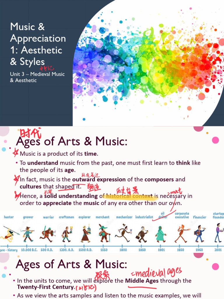 Medieval Music and Art Overview | PDF | Medieval Art | Gothic Architecture