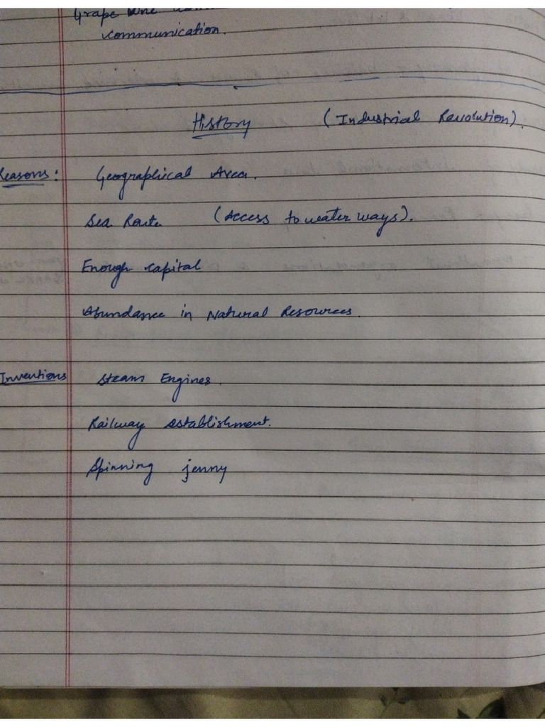 History Class Notes | PDF