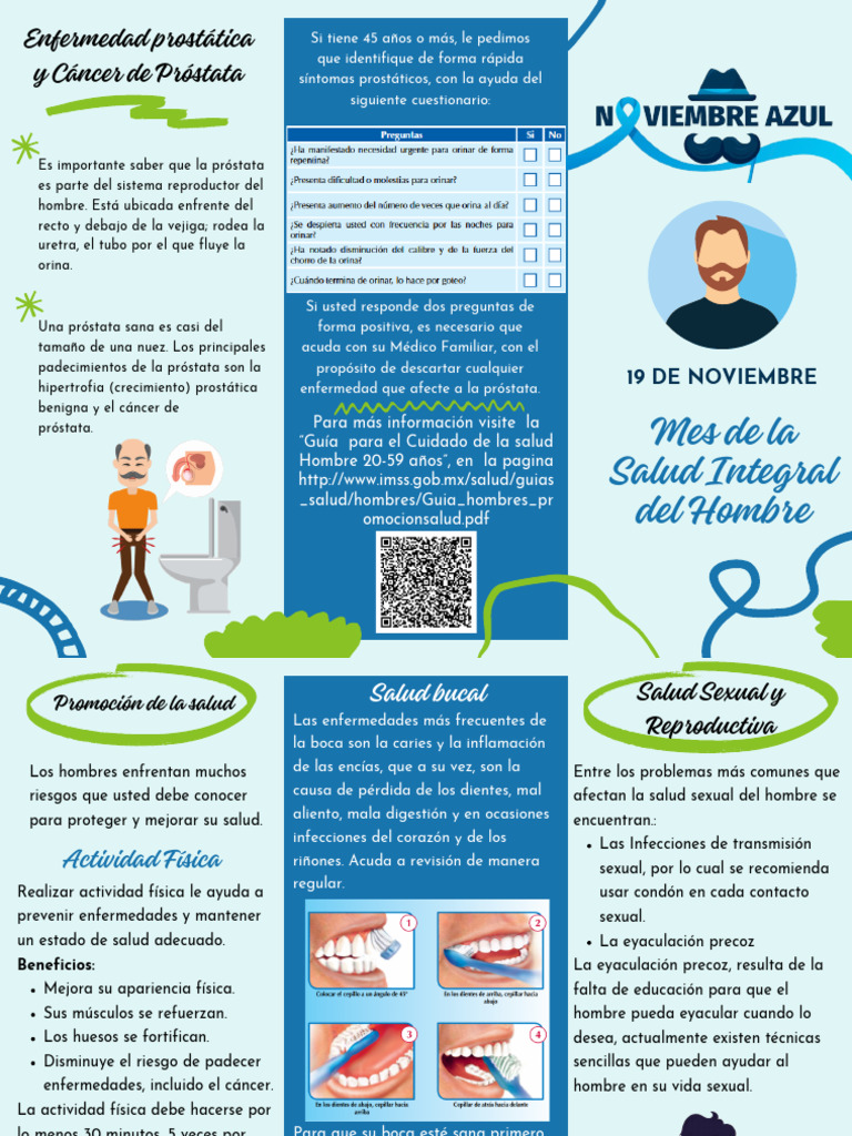 Noviembre Azul: Salud Prostática Masculina | PDF | Próstata | Cáncer