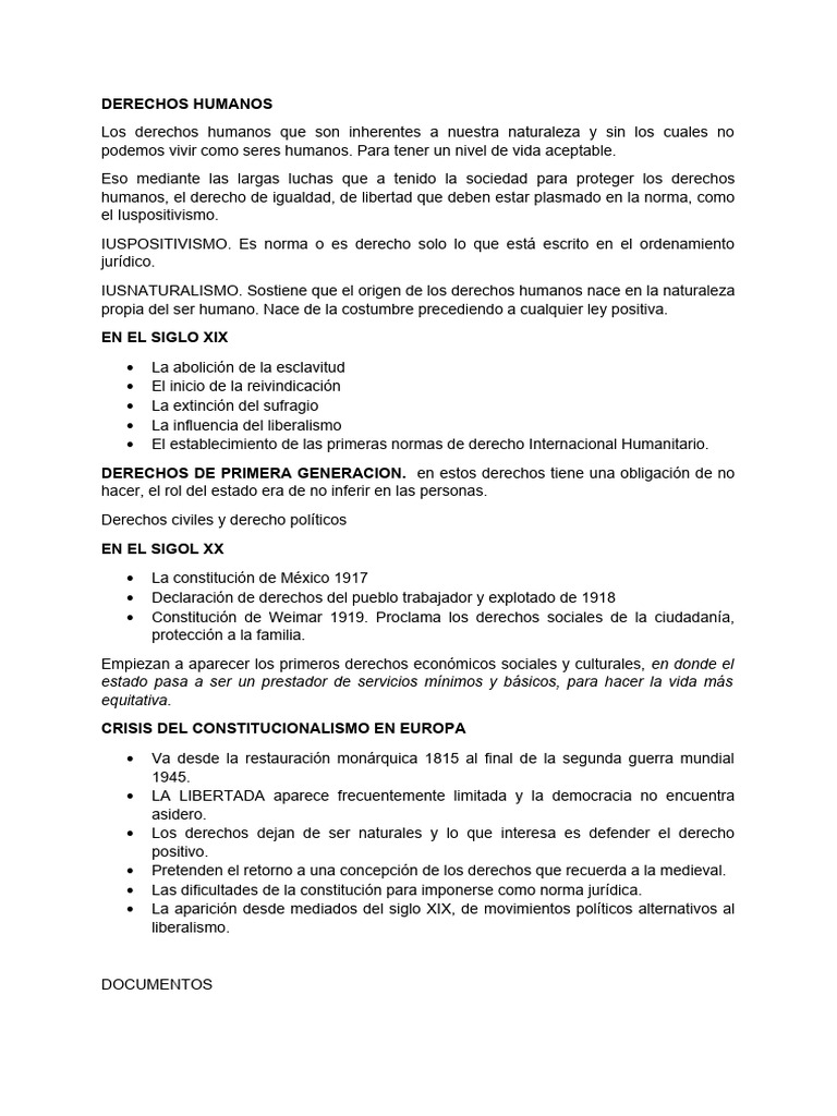 Derechos Humanos | PDF | Ley humanitaria internacional | Derechos humanos