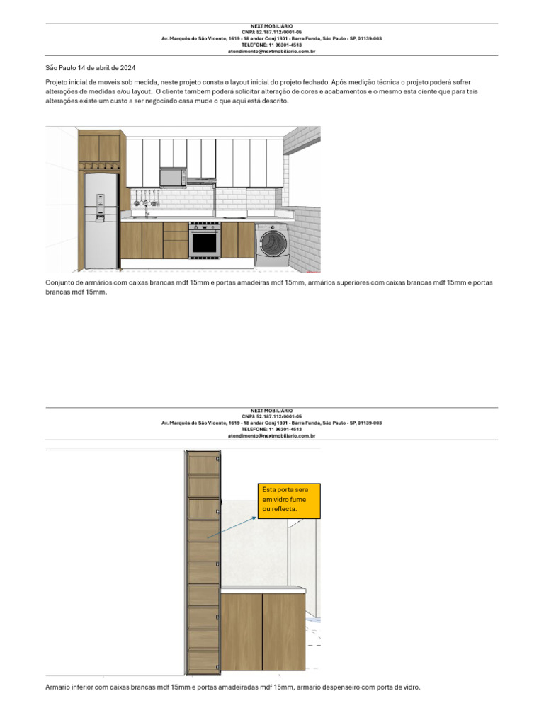 Projeto de Móveis Sob Medida MDF | PDF | Móveis