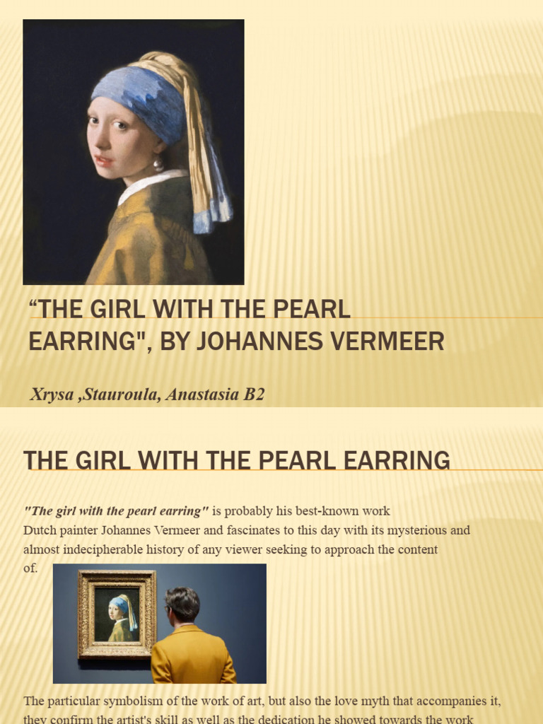 Vermeer’s Girl with Pearl Earring Analysis | PDF | Art | Poetry