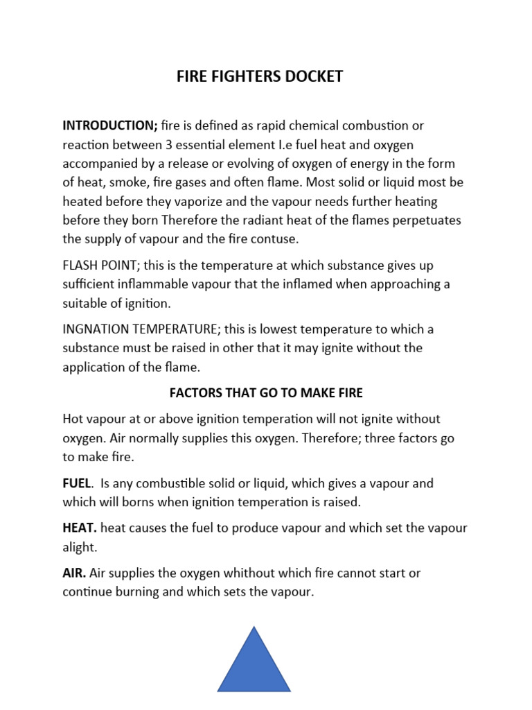 Fire Fighters Docket | PDF