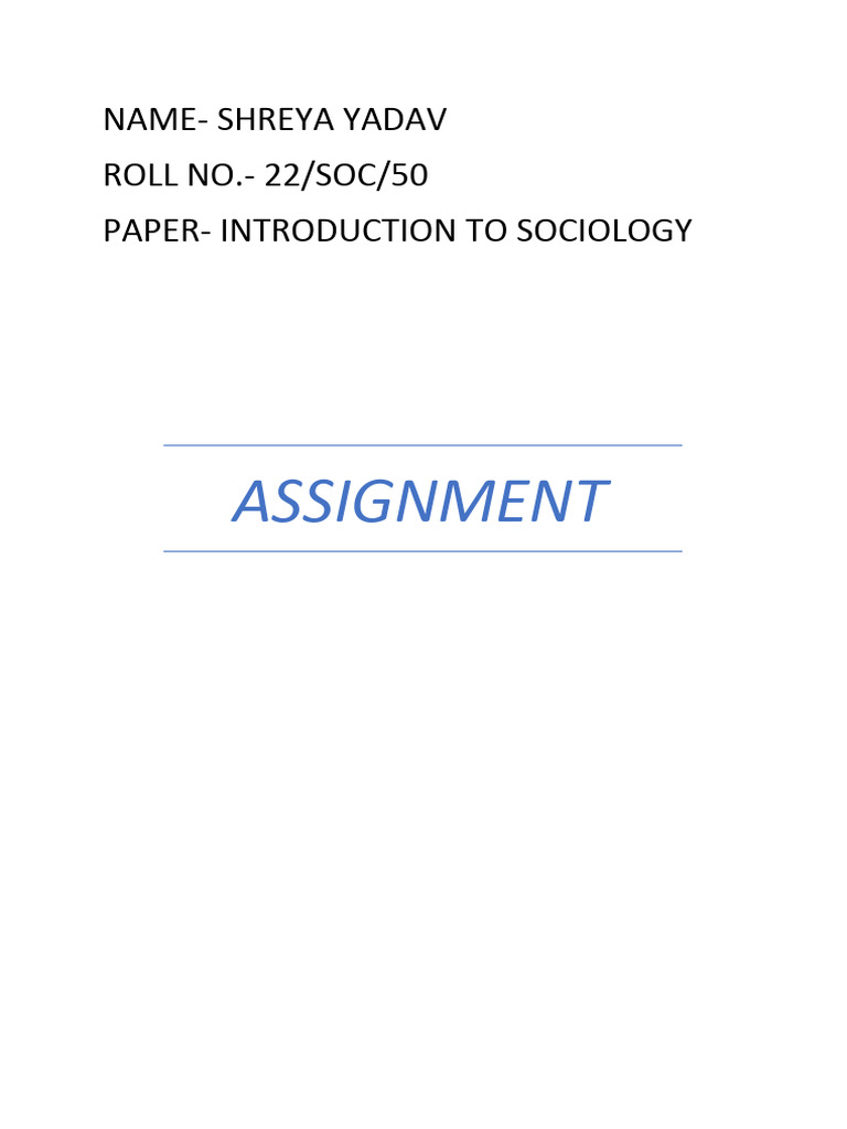 Intro Assignment | Download Free PDF | Liberal Arts Education