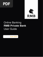 Internet Banking User Guide | PDF | Online Banking | Banks & Banking