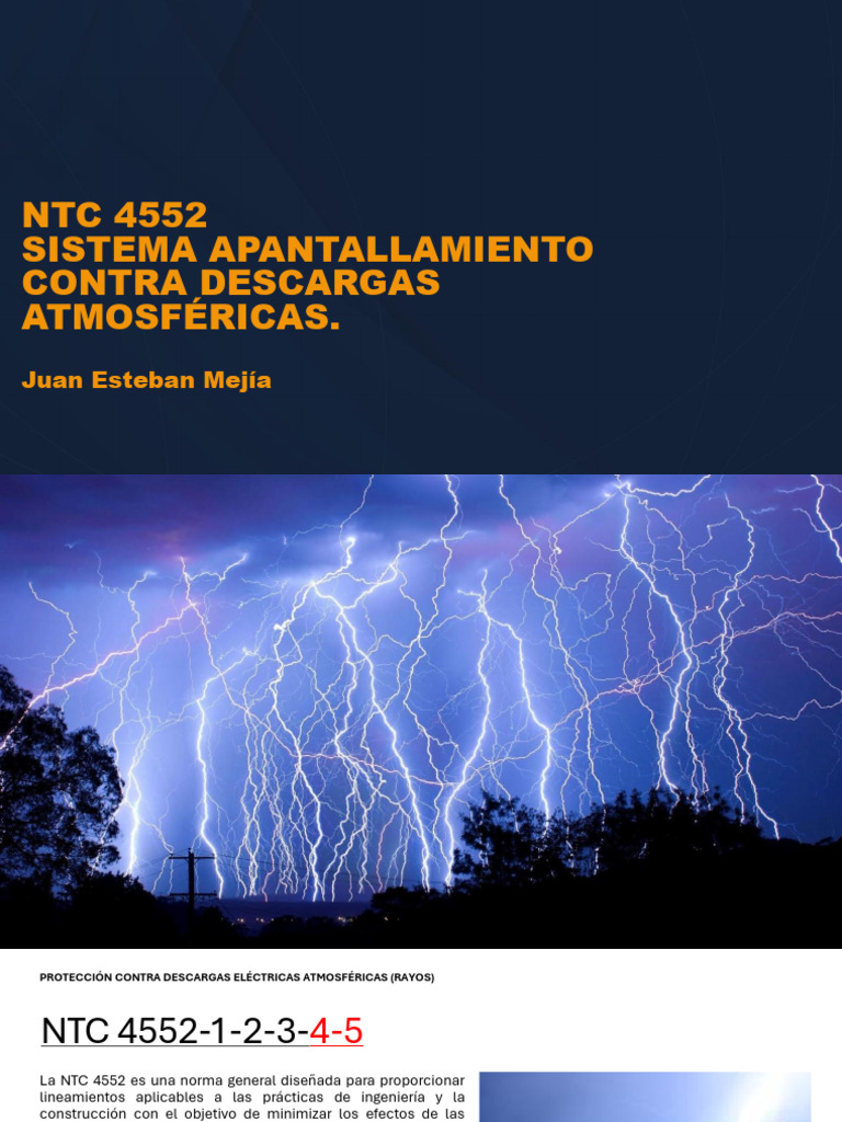 NTC 4552: Protección contra Rayos | PDF