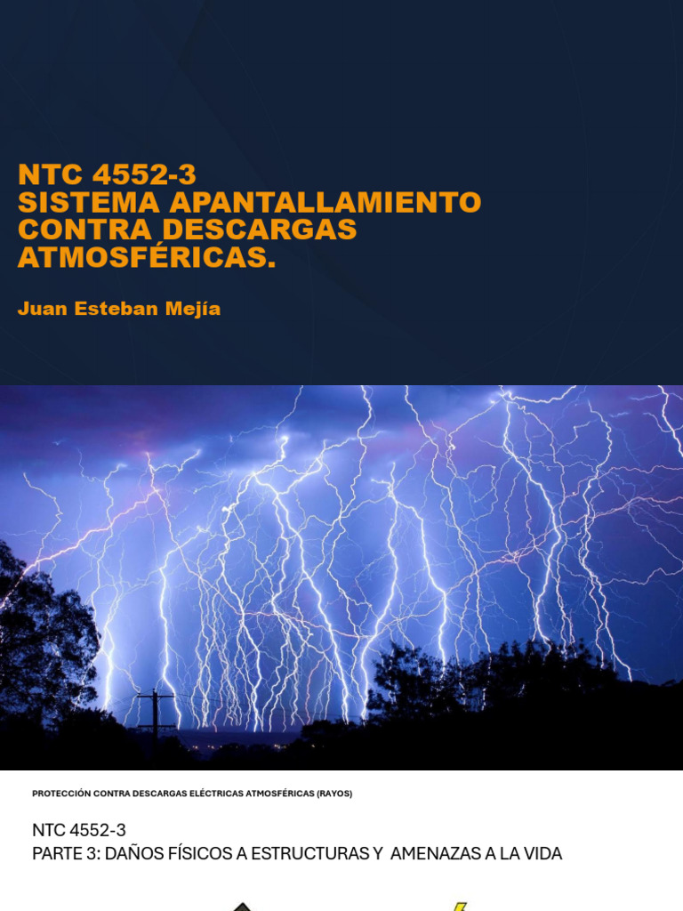 NTC 4552-3 | Descargar gratis PDF | Relámpago | Descarga electrostática