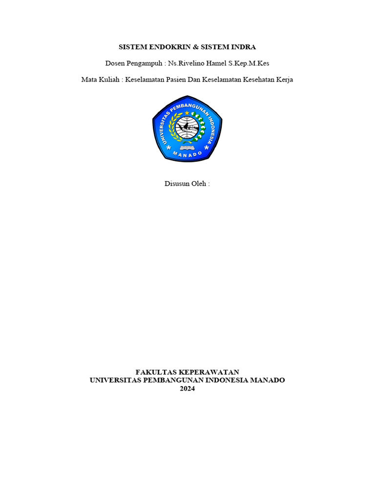 Sistem Endokrin & Sistem Indra - Kelompok 5 | PDF