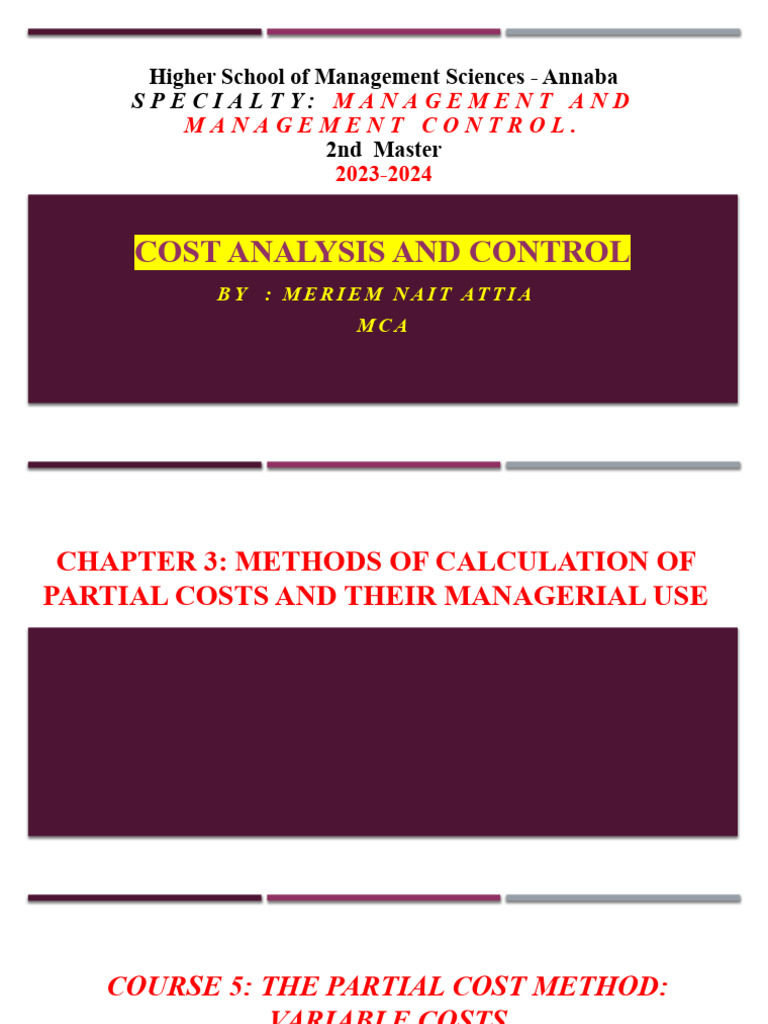 Cours 5 | PDF | Business | Comptabilité