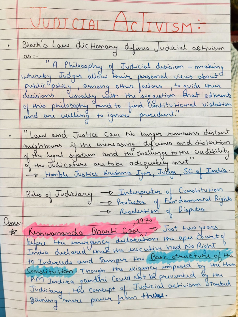 Judicial Activism | PDF