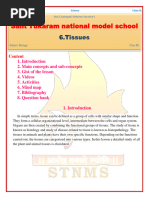 Class 9 Science: Tissues Revision Notes | PDF | Epithelium | Tissue ...