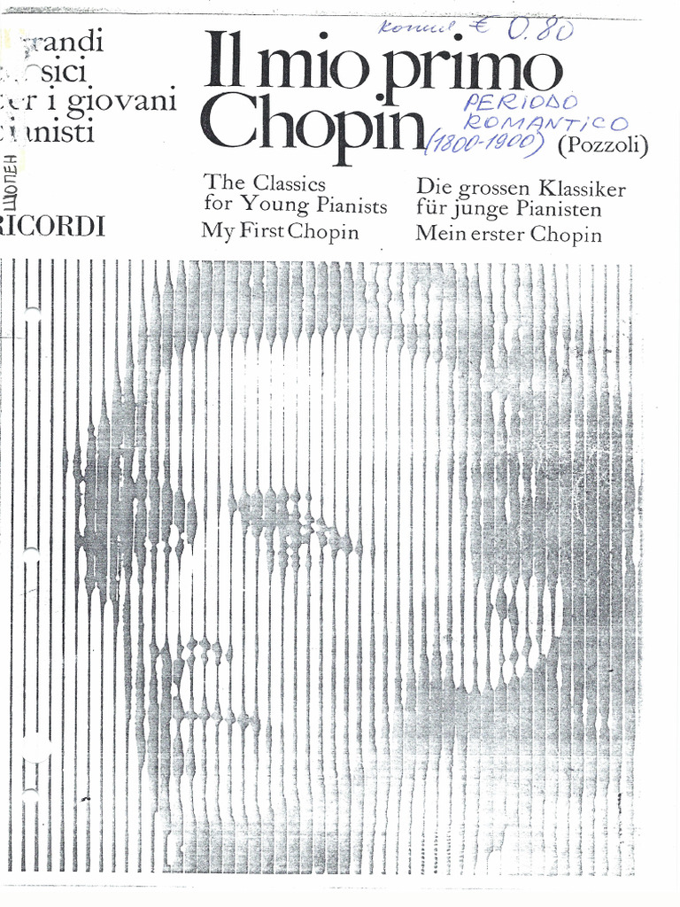Mio Primo Chopin, Pozzoli | PDF