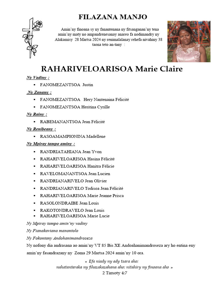 Filazana Manjo | PDF