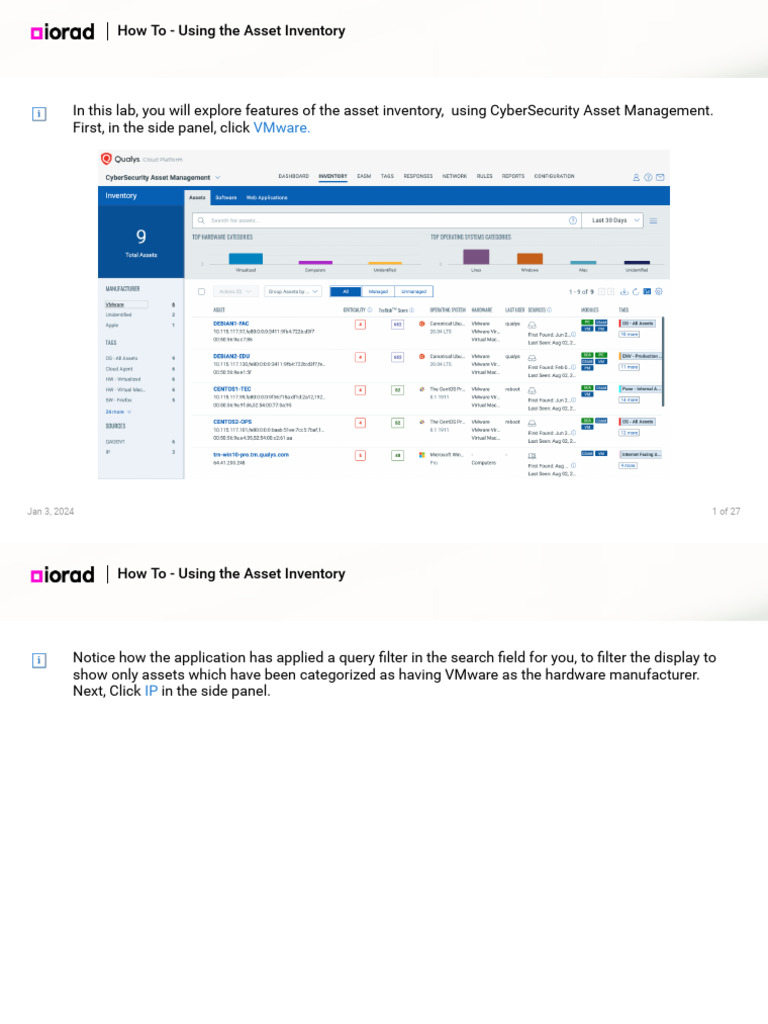 How To - Using The Asset Inventory | PDF | Microsoft Windows ...