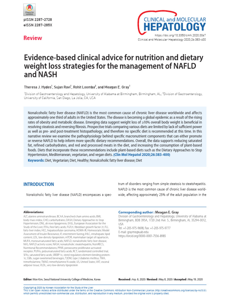 NASH.NUTRITION | PDF | Dieting | Obesity