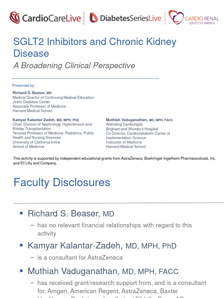 SGLT2 Inhibitors and Chronic Kidney DISEASES | PDF | Chronic Kidney ...