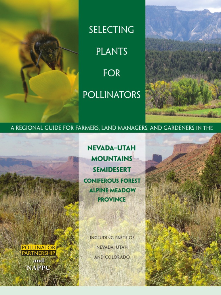 Selecting Plants For Pollinators: Nevada-Utah Mountains SemiDesert ...