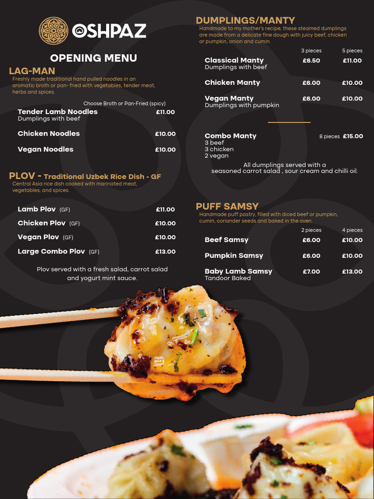 Soft Menu | PDF | Dumpling | Foods