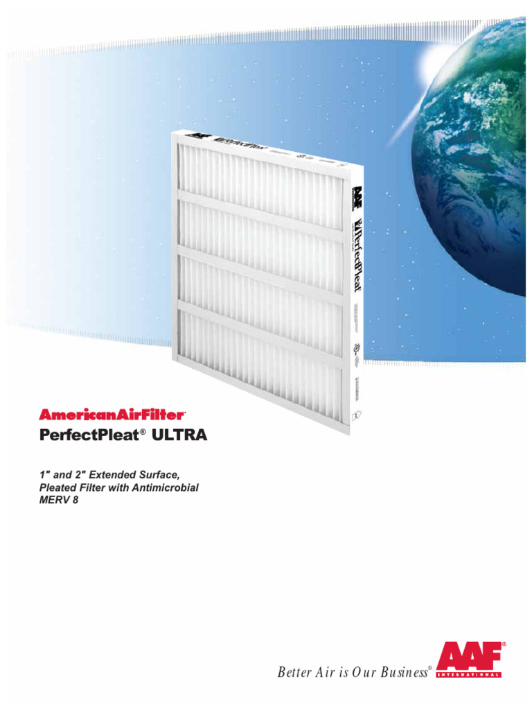 PerfectPleat-Ultra (PLIZADO M8) | PDF | Filtration | Materials