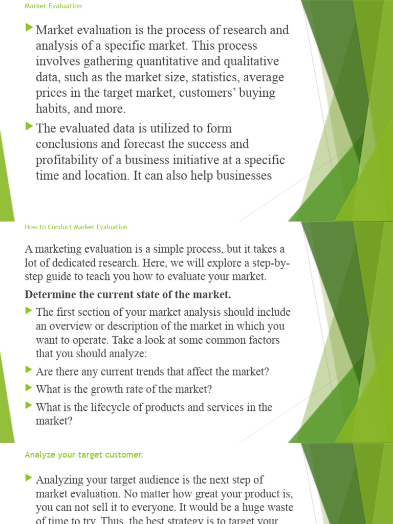 Market Evaluation | PDF | Customer Relationship Management | Marketing