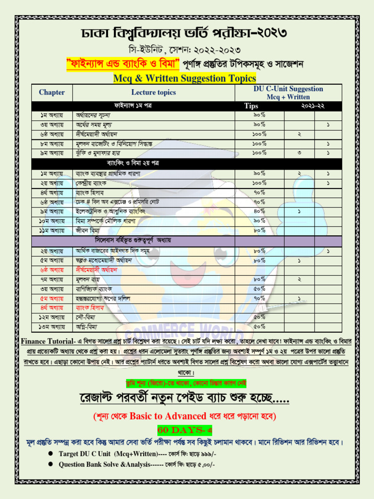 DU C-Unit Exam Preparation Guide | PDF