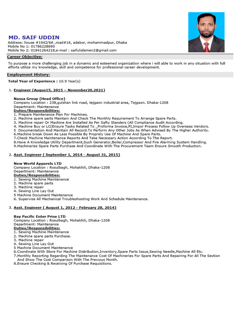 New CV MS Word | PDF