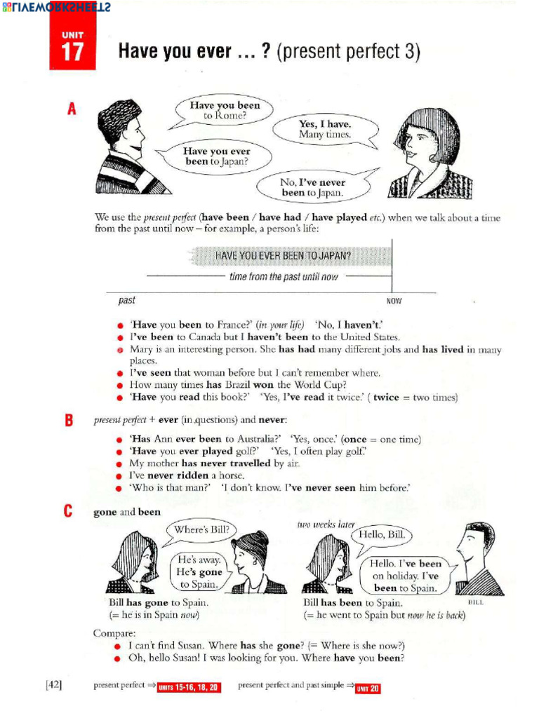 Present Perfect Elementary Been Gone | PDF