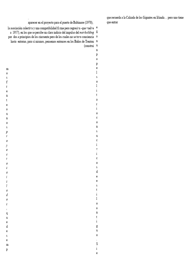 5 - Como reconocer y leer un Mat-Building - Alison Smithson | PDF