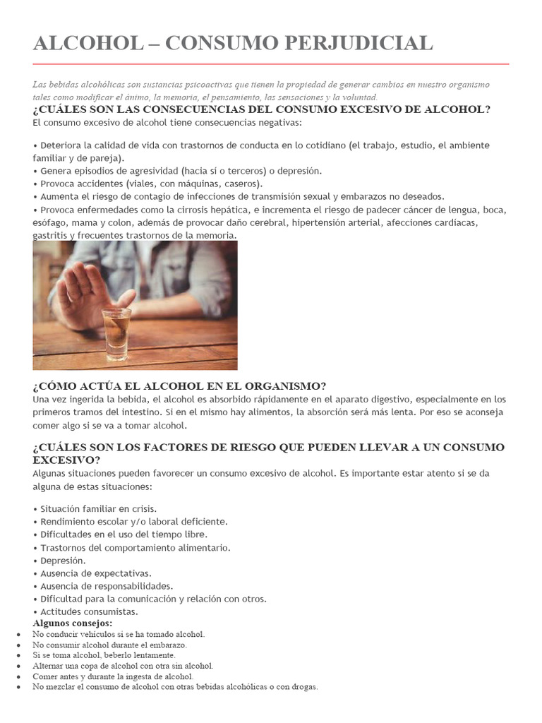 Alcoholismo | PDF | Adolescencia | Comportamiento