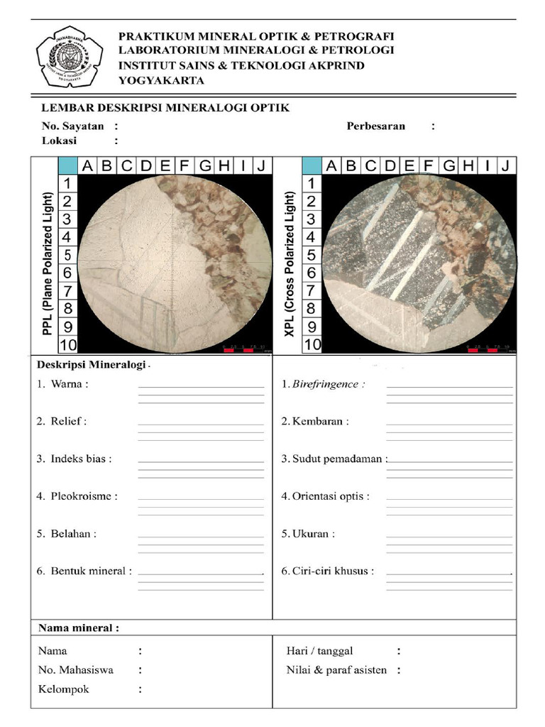 Analisis Mikroskopis Batuan | PDF