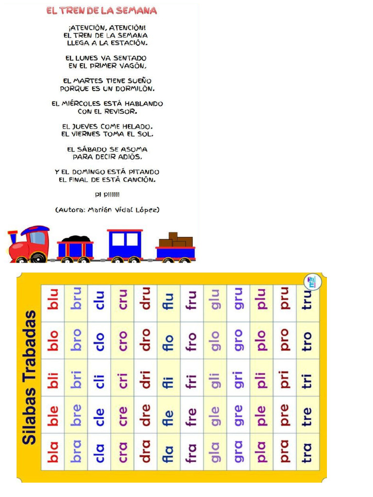 aprender a leer silabario | PDF