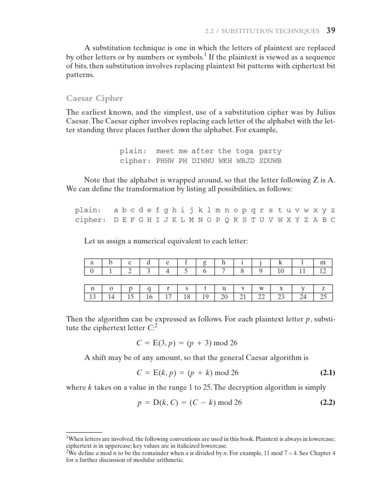 Caesar Cipher | Download Free PDF | Security Technology | Security Engineering
