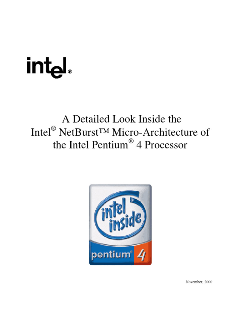 Netburstdetail | PDF | Cpu Cache | Central Processing Unit