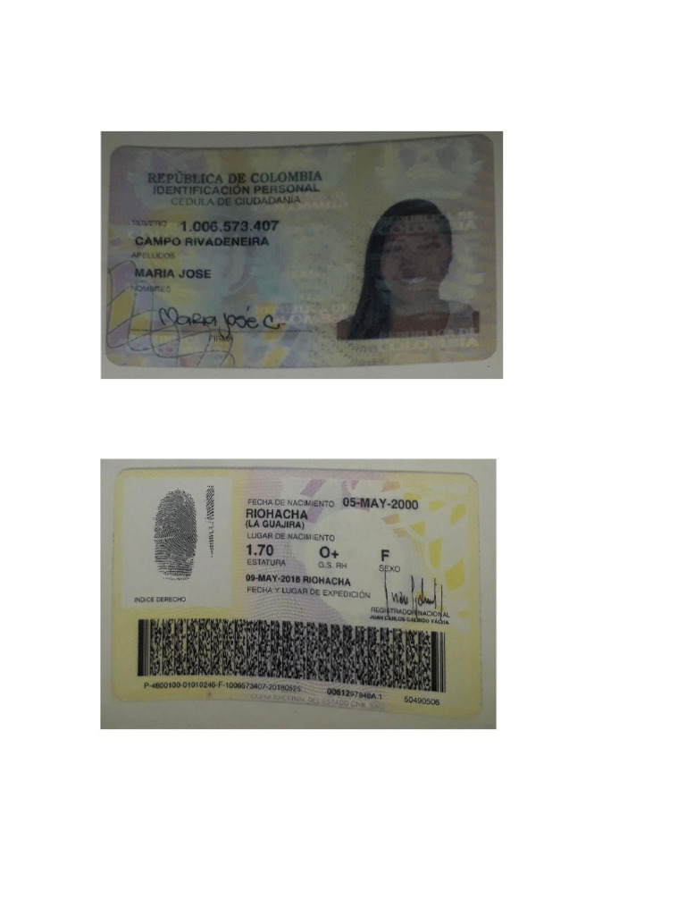 Cedula de Ciudadania-1 | PDF