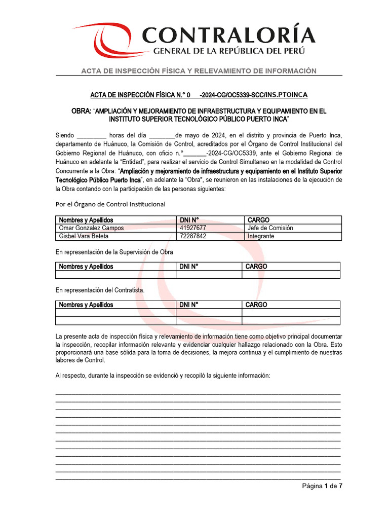 Rev. Acta de Inspección Física de 20.5.2024 | PDF