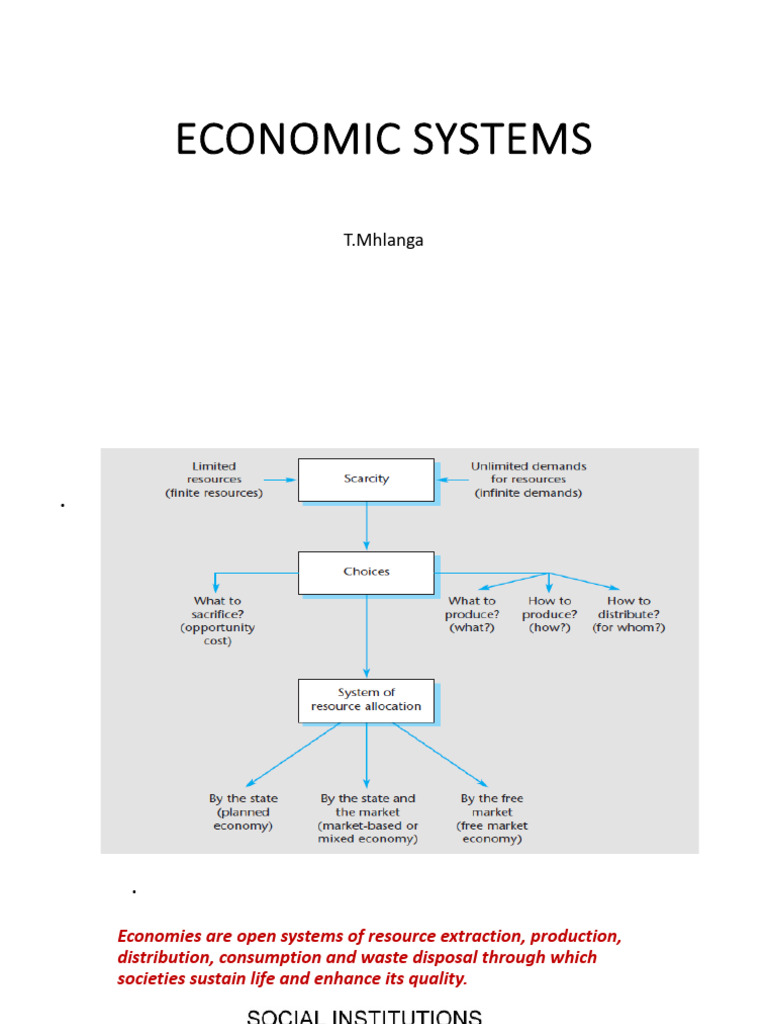 Economic Systems 1 | PDF | Economic System | Economics